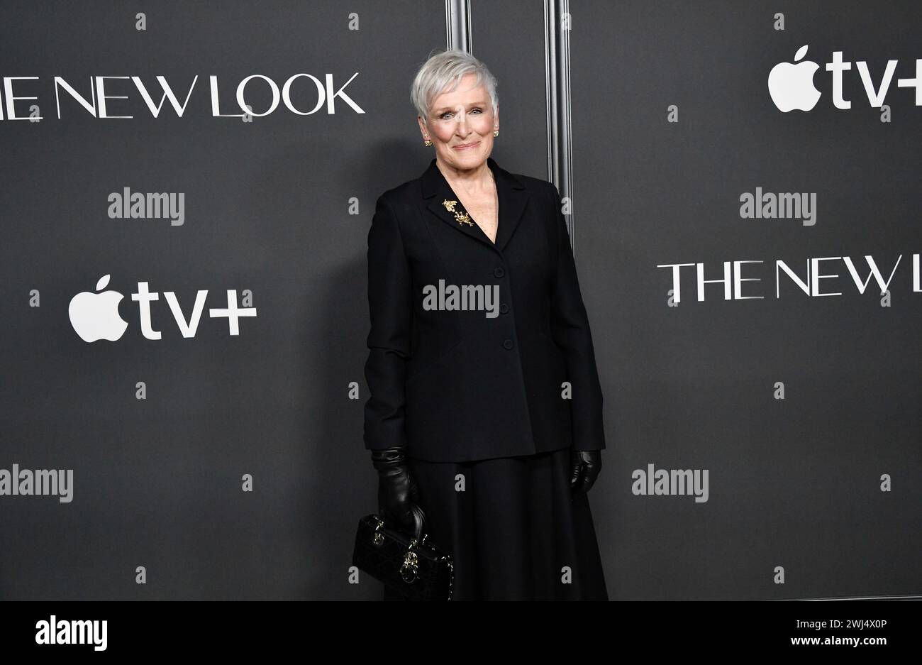 Glenn Close attends the premiere of the Apple TV+ series "The New Look ...