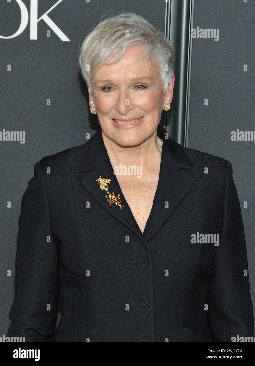 New York, USA. 12th Feb, 2024. Glenn Close attends the New York ...