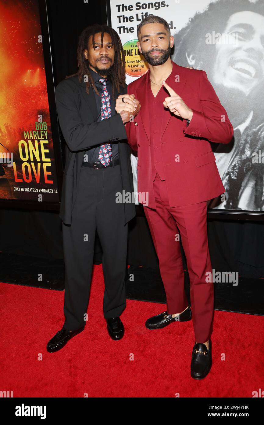 New York, United States. 12th Feb, 2024. Sheldon Shepherd and Kingsley ...
