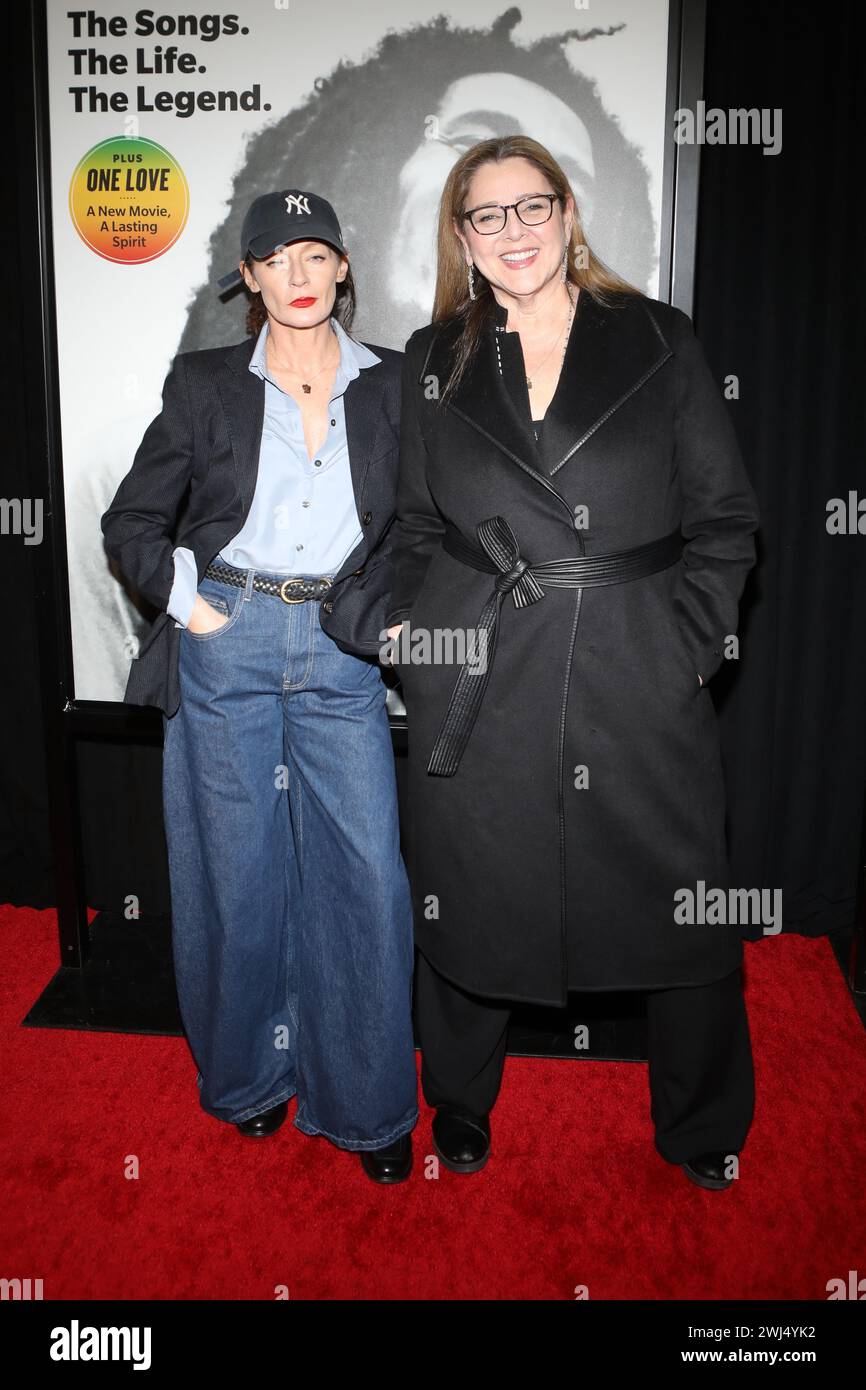 New York, United States. 12th Feb, 2024. Michelle Gomez and Camryn ...