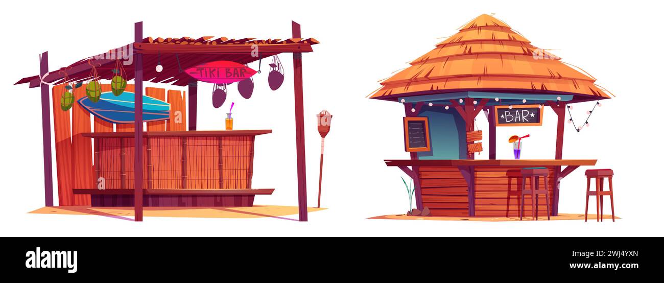 Surf shack cafe Stock Vector Images - Alamy