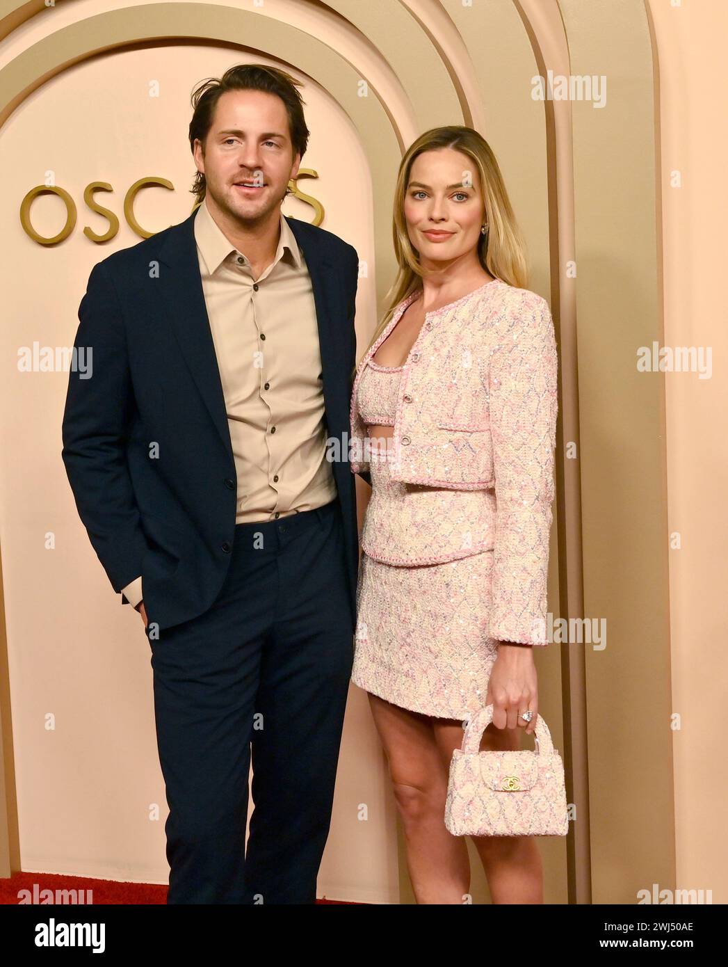 Los Angeles, Beverly Hills. 12th Feb, 2024. (L-R) Tom Ackerley and ...