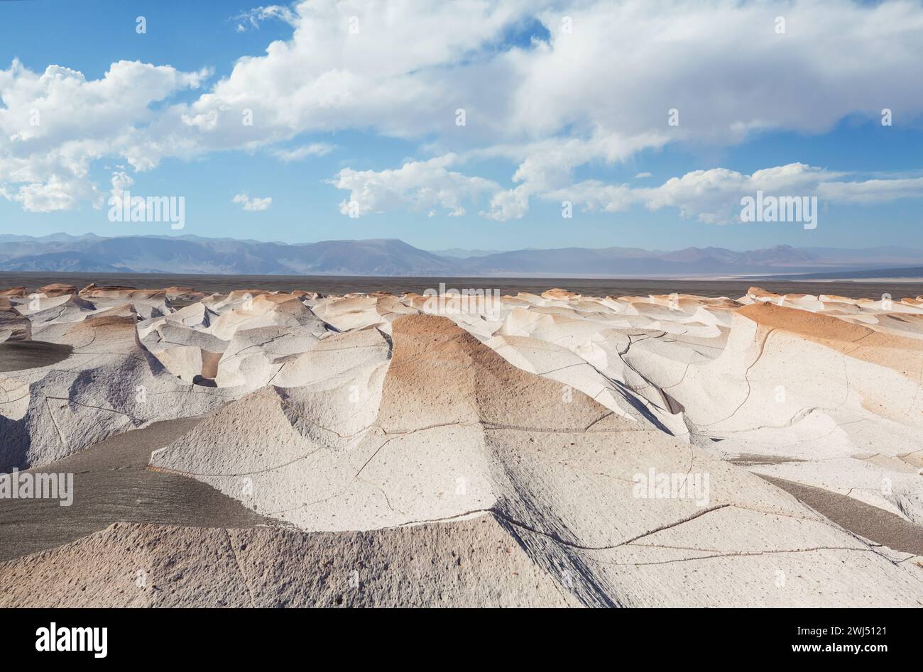 The Campo de Piedra Pomez at over 3,500m in the Andes. A bizarre pumice ...