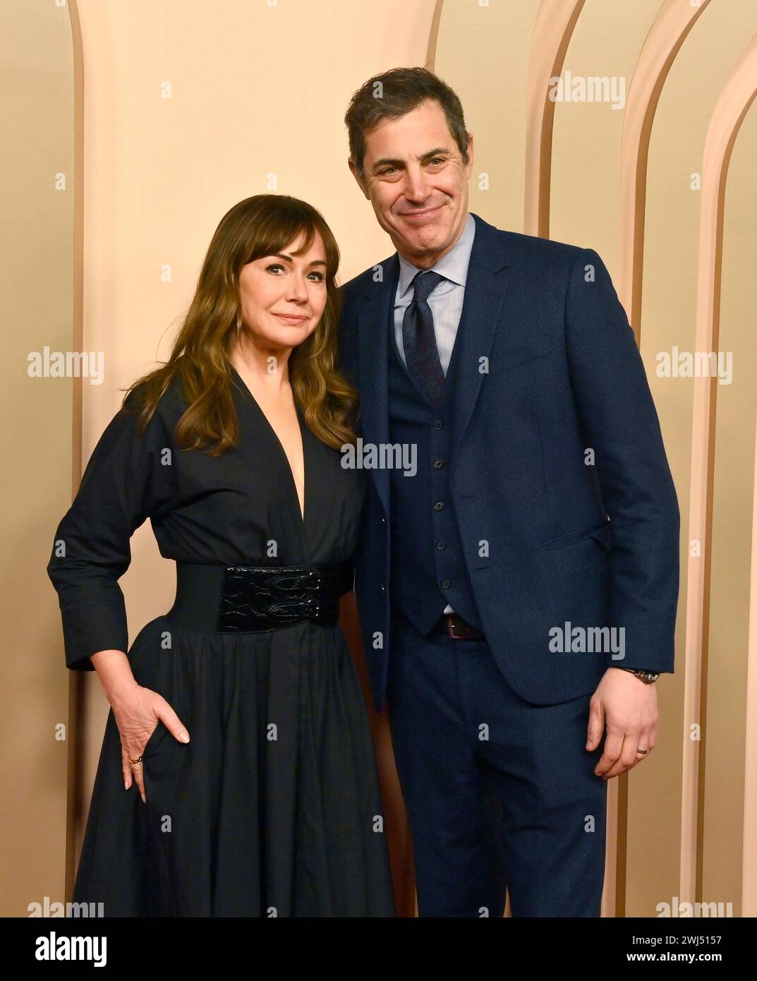 (L-R) Kristie Macosko Krieger and Josh Singer attend the 96th annual ...
