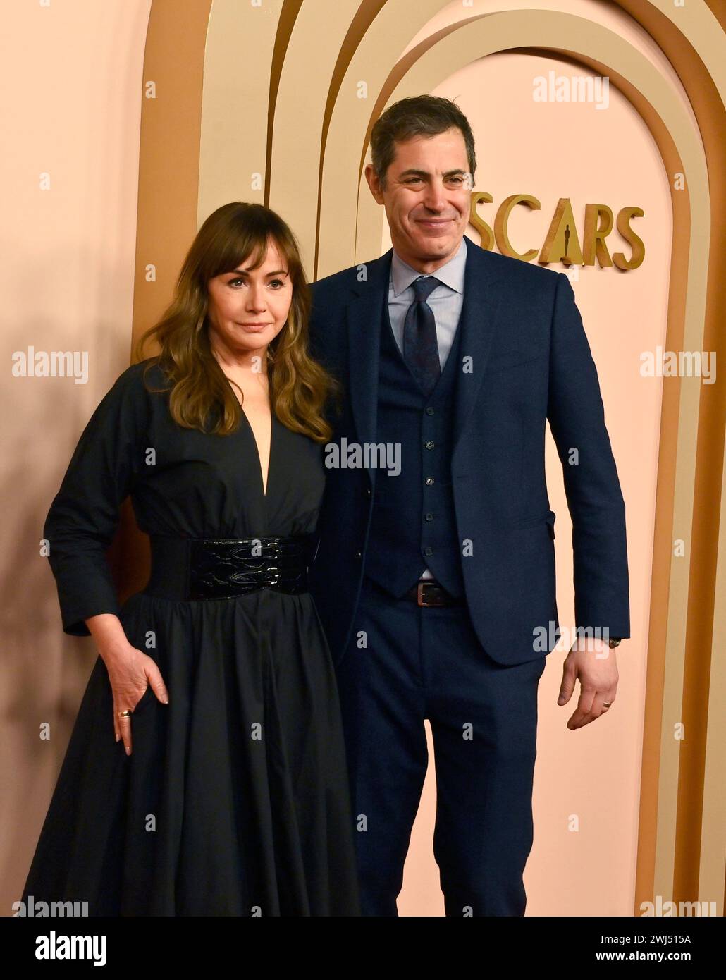 (L-R) Kristie Macosko Krieger and Josh Singer attend the 96th annual ...