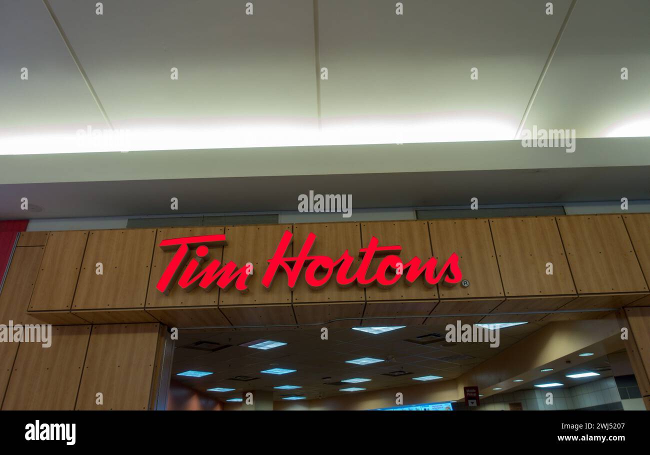 Tim Hortons in Metrotown Mall Burnaby, British Columbia Canada Stock ...