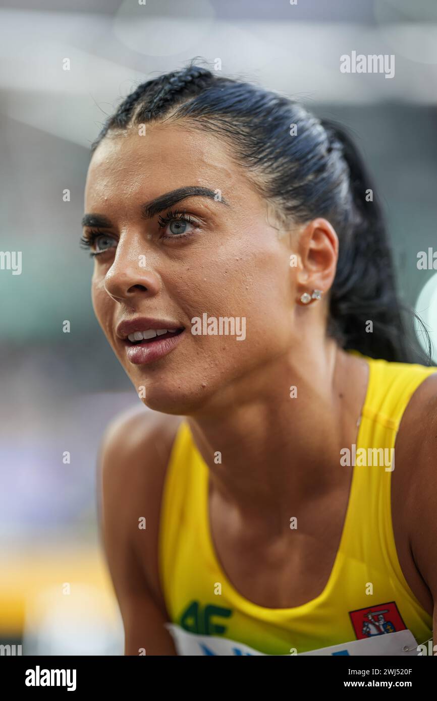 Dovilė KILTY participating in the triple jump at the World Athletics ...