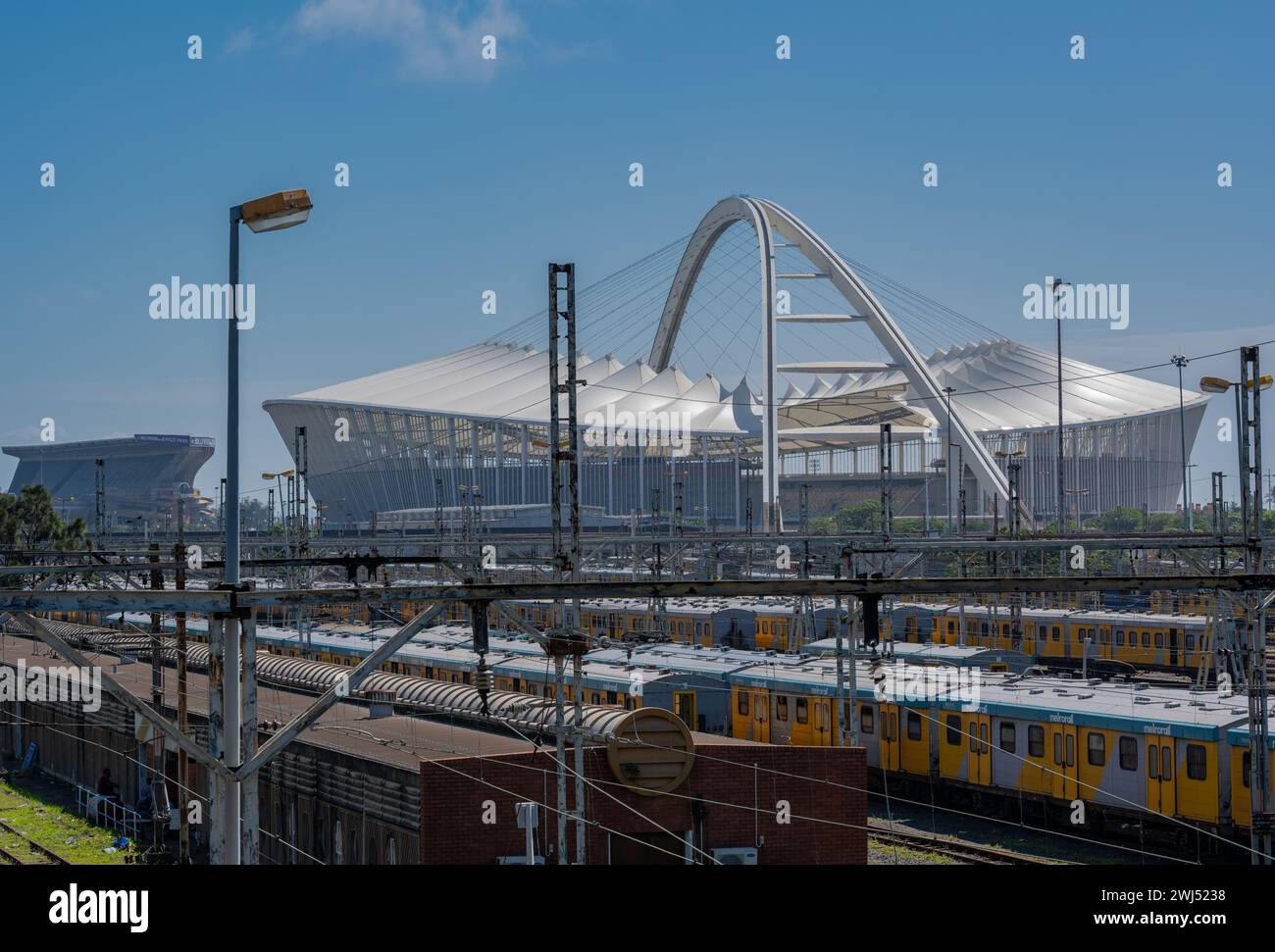 Moses Mabhida Stadium football stadium in Durban South Africa Stock ...