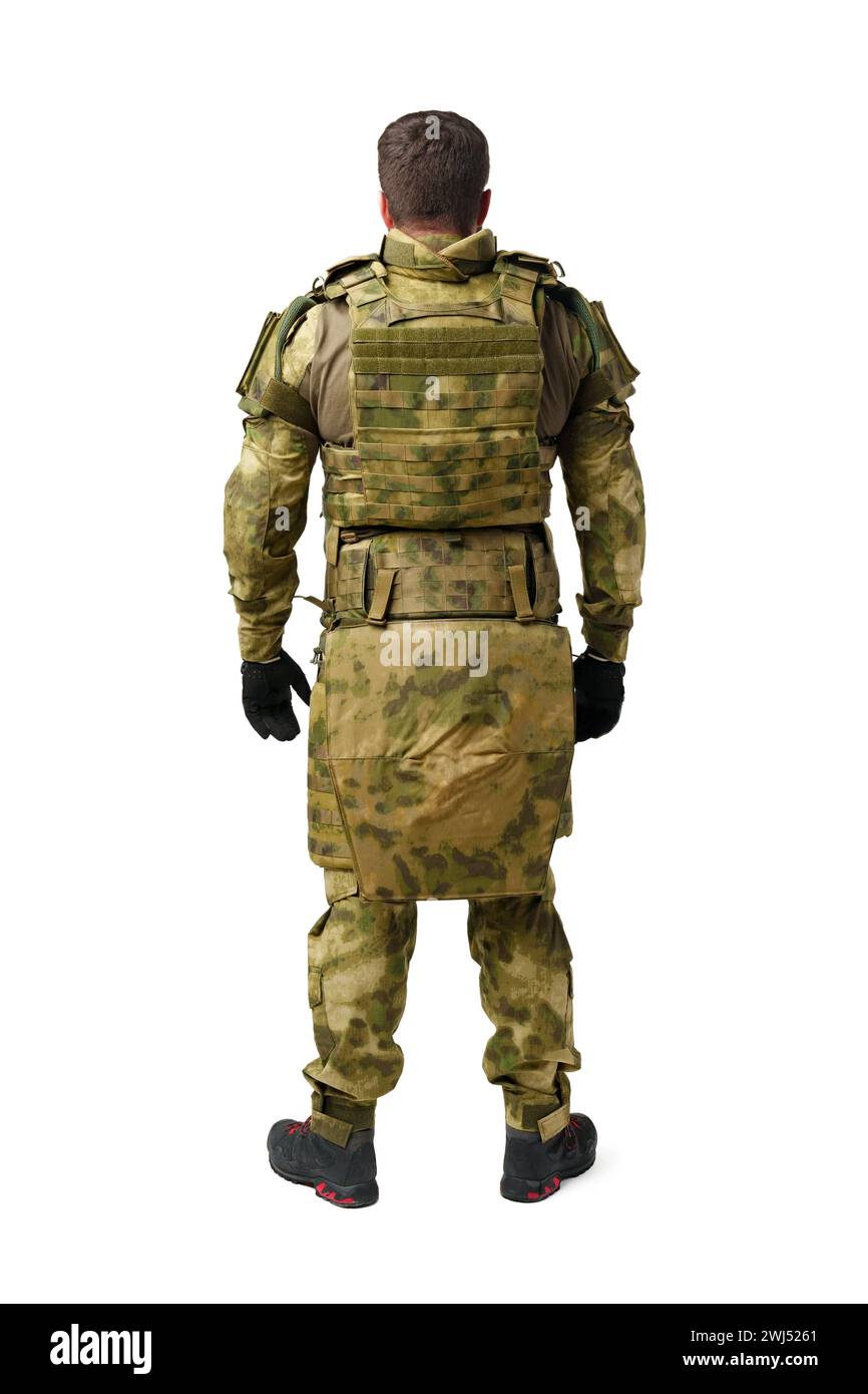 Confident soldier in military uniform Cut Out Stock Images & Pictures ...