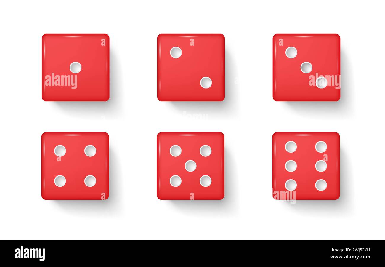 Gambling cubes vector vectors hi-res stock photography and images - Alamy
