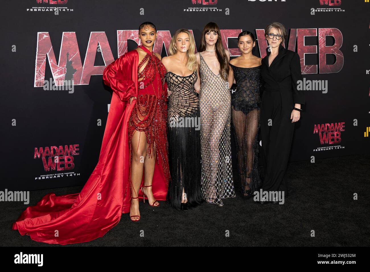 Los Angeles, USA. 12th Feb, 2024. Celeste O'Connor, Sydney Sweeney ...