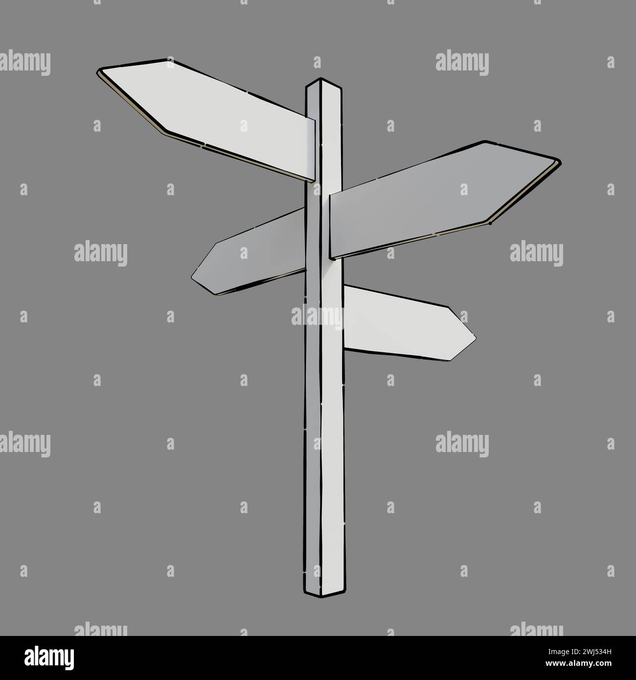 Road sign mockup hi-res stock photography and images - Alamy