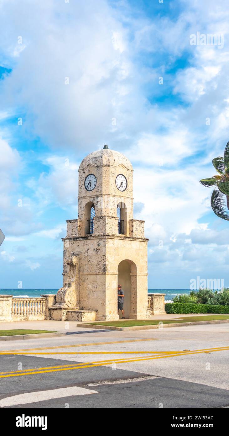 Palm beach clock tower hi-res stock photography and images - Alamy