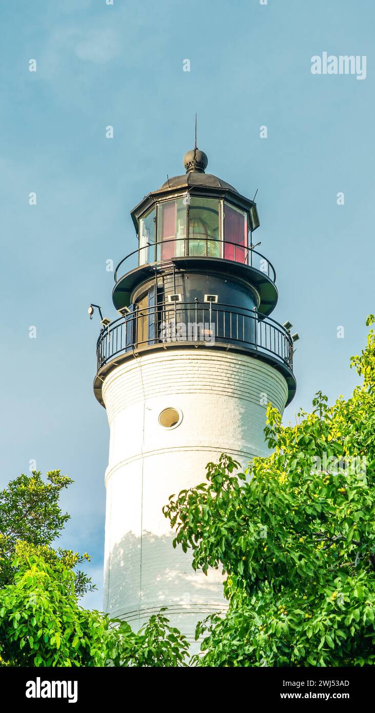 Key West Lighthouse, Florida USA Stock Photo - Alamy