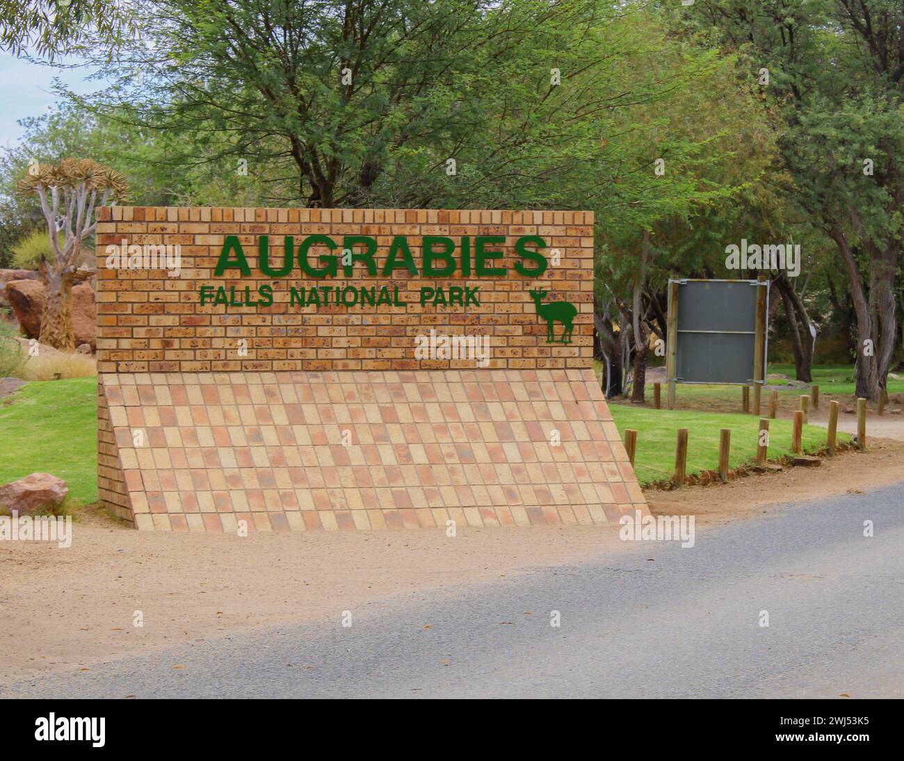 Augrabies Falls Entrance to the National Park nature reserve in South ...