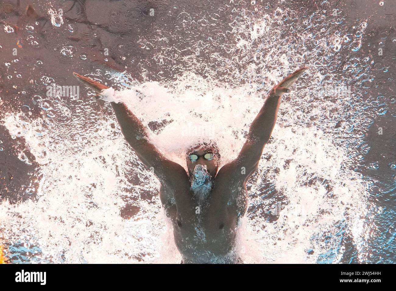 Likhith Selvaraj Prema of India competes in the men's 50-meter ...
