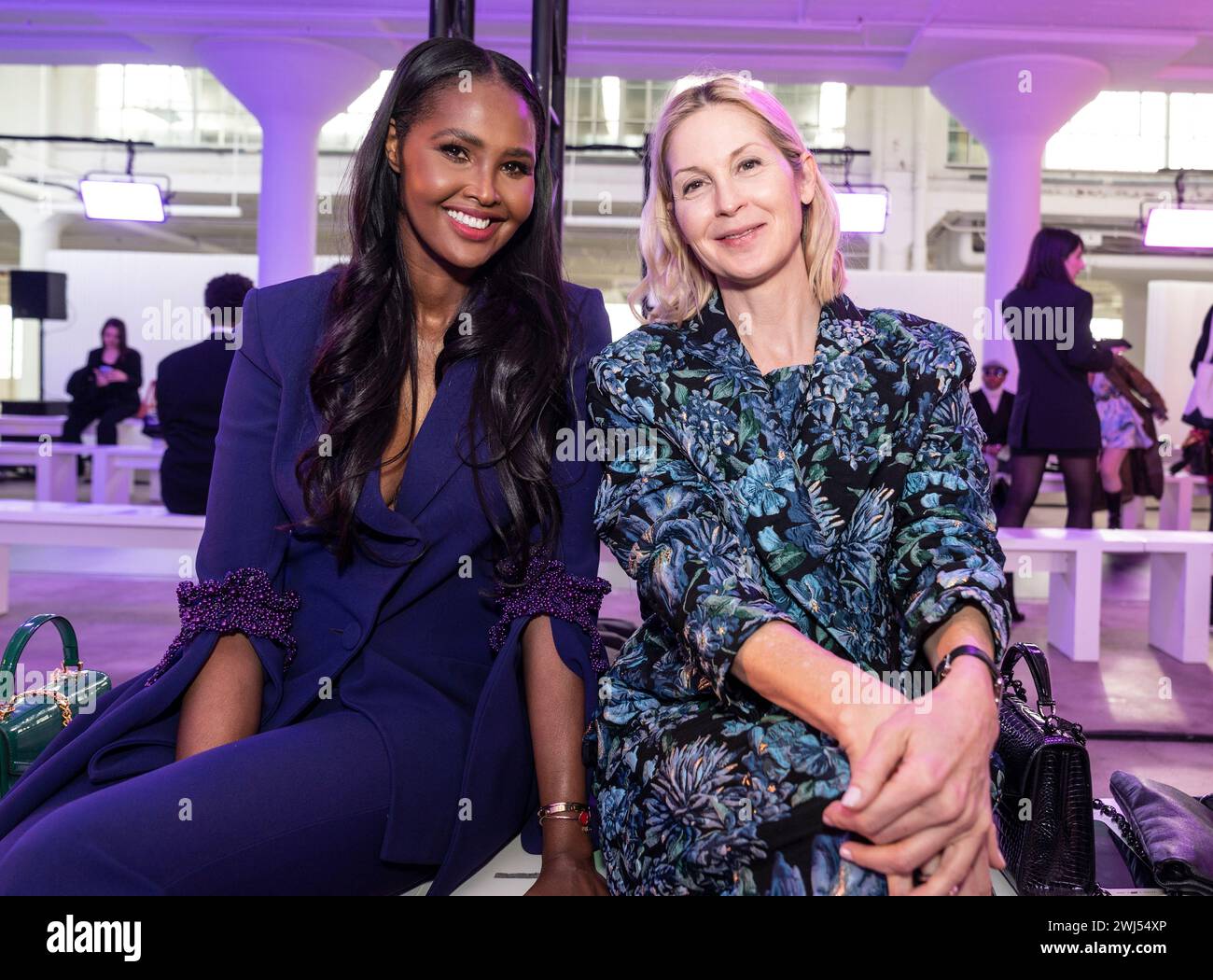 Ubah Hassan and Kelly Rutherford attend Pamella Roland runway show ...