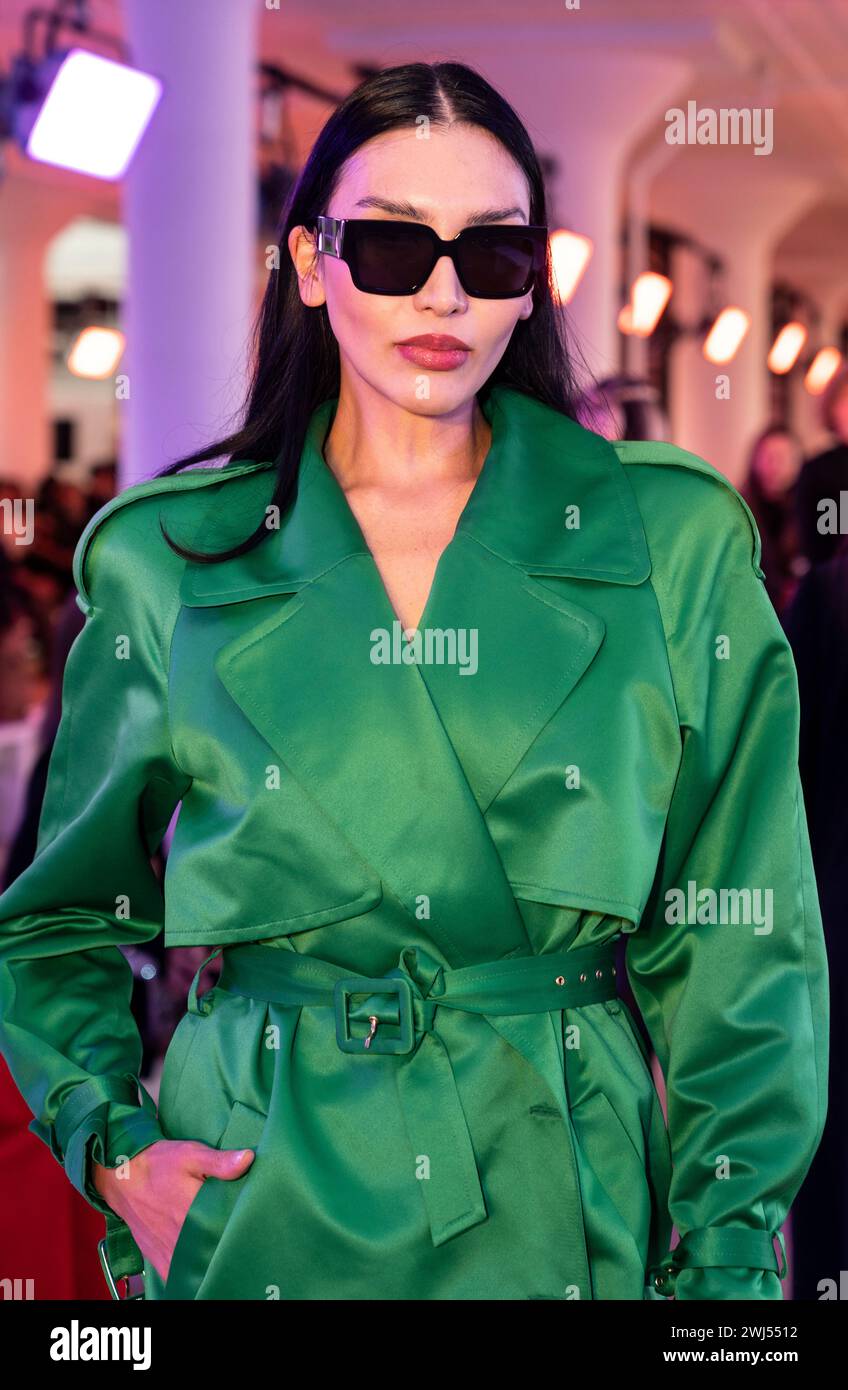 Zarina Yeva Attends Pamella Roland Runway Show During Fall 2024 New York Fashion Week At 601