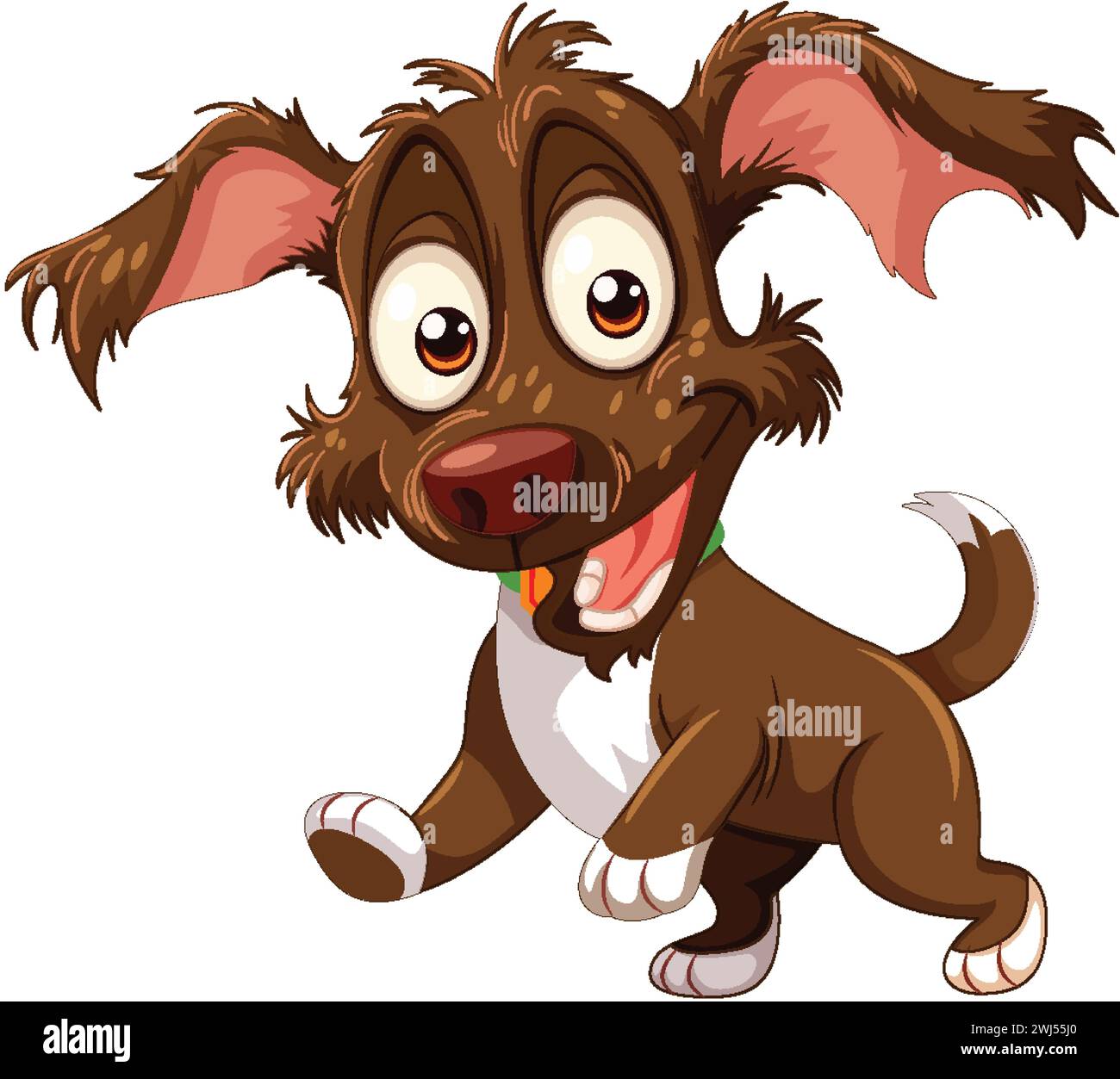 Canine with floppy ears Stock Vector Images - Alamy