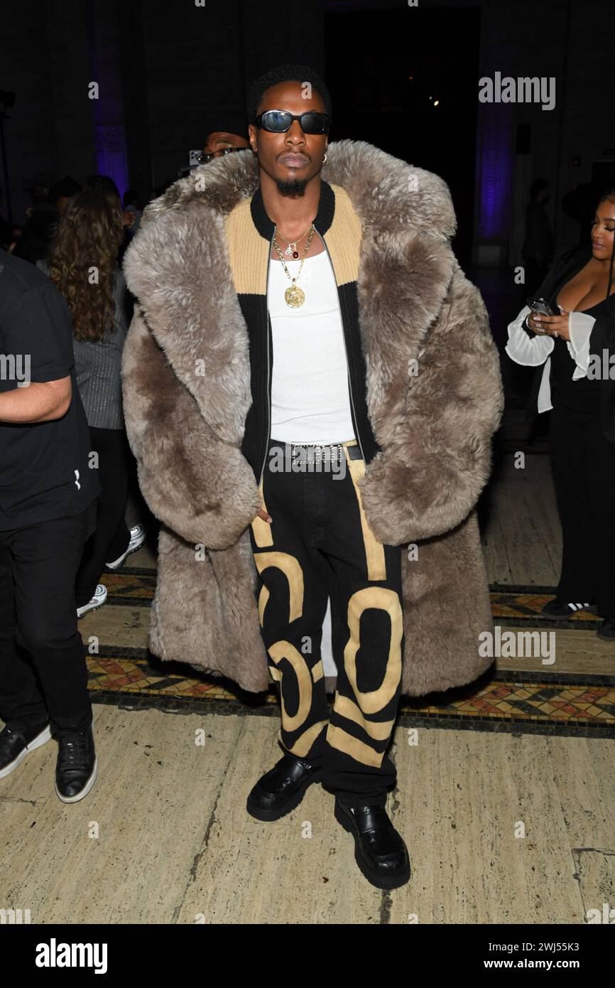 New York, USA. 12th Feb, 2024. Joey Bada$$, Joey Badass attending the ...