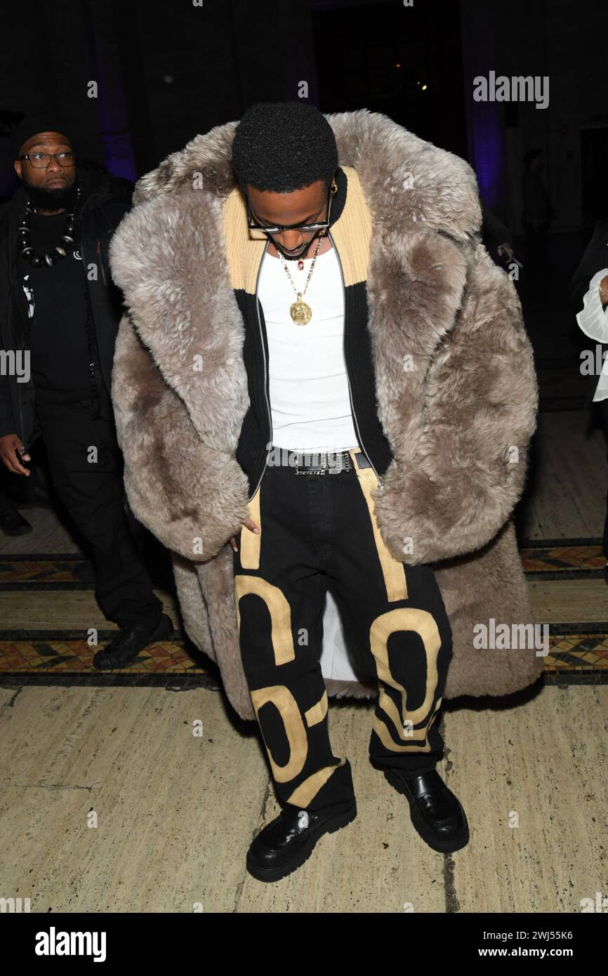 New York, USA. 12th Feb, 2024. Joey Bada$$, Joey Badass attending the ...