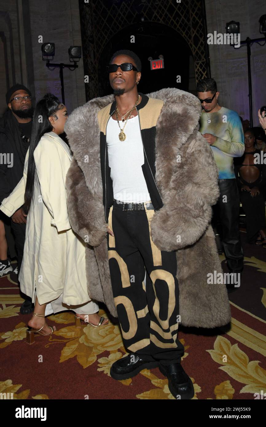 New York, USA. 12th Feb, 2024. Joey Bada$$, Joey Badass attending the ...