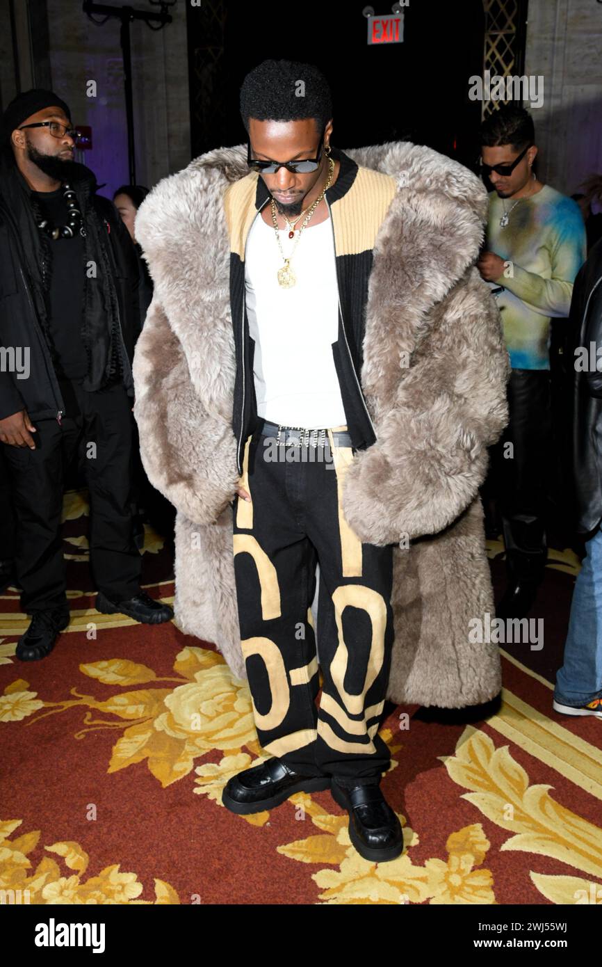 New York, USA. 12th Feb, 2024. Joey Bada$$, Joey Badass attending the ...