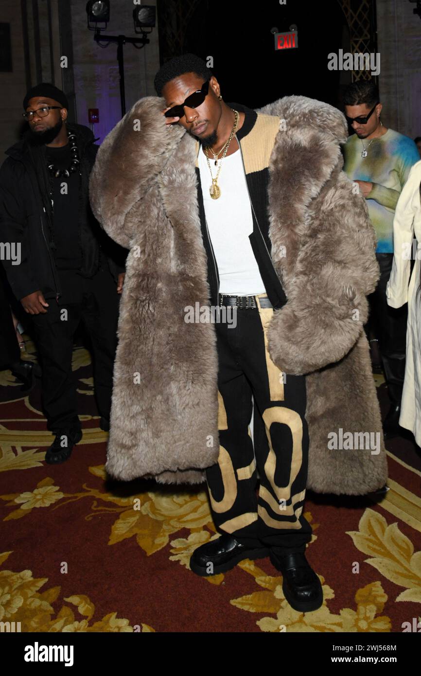 New York, USA. 12th Feb, 2024. Joey Bada$$, Joey Badass attending the ...