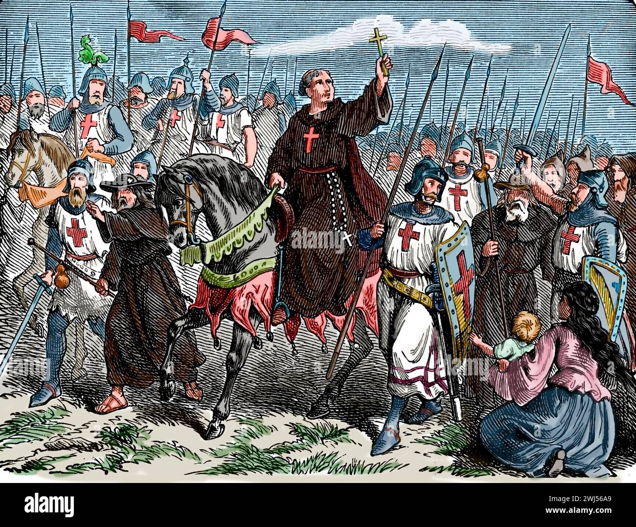 Knights templar cross hi-res stock photography and images - Alamy