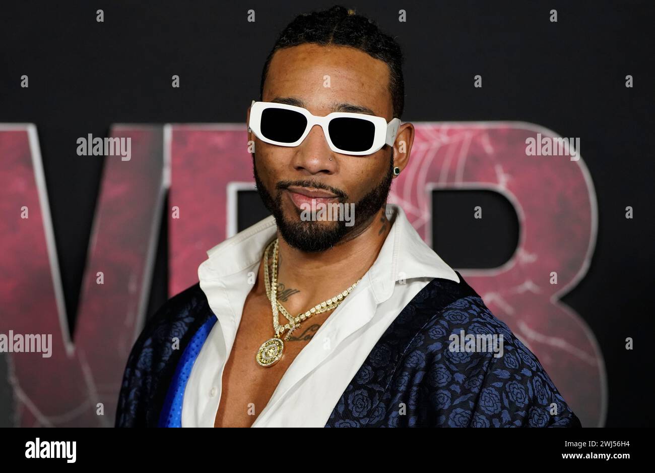 Eren Legend arrives at the premiere of "Madame Web," Monday, Feb. 12 ...