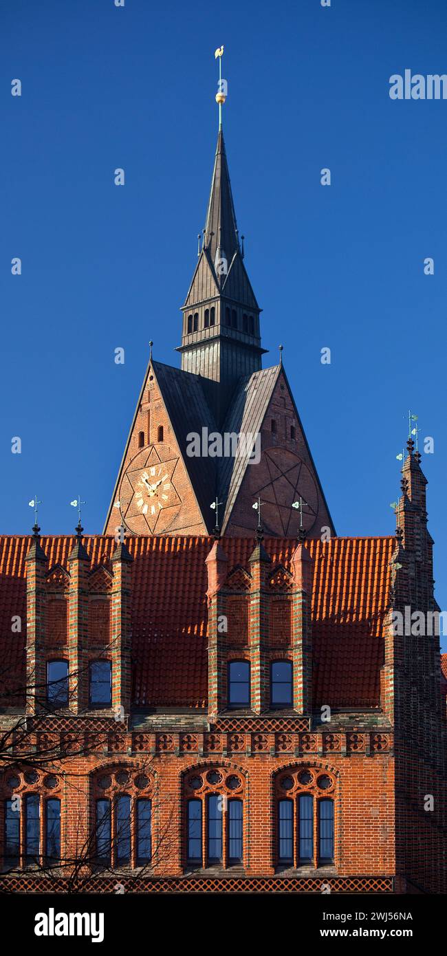 Market Church and Old Town Hall, North German Brick Gothic, Old Town ...