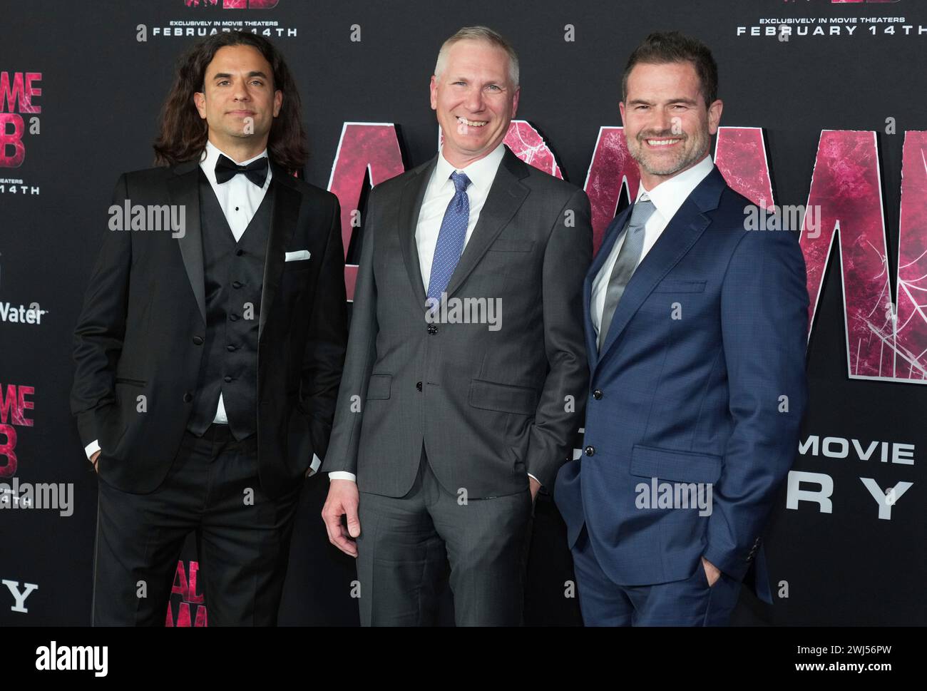 Kerem Sanga, from left, Matt Sazama, Burk Sharpless arrive at the ...