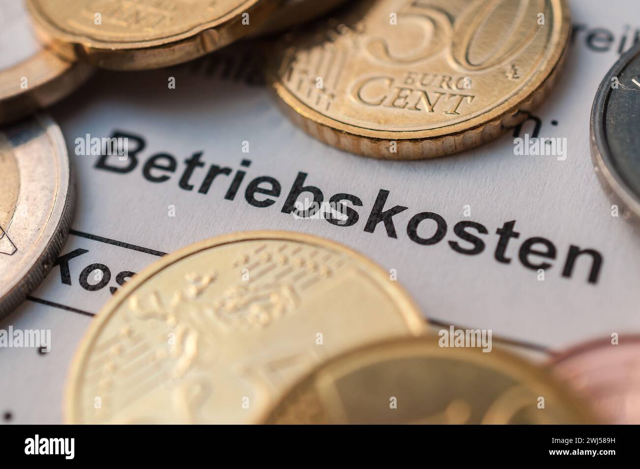 Operating costs of the apartment Stock Photo - Alamy