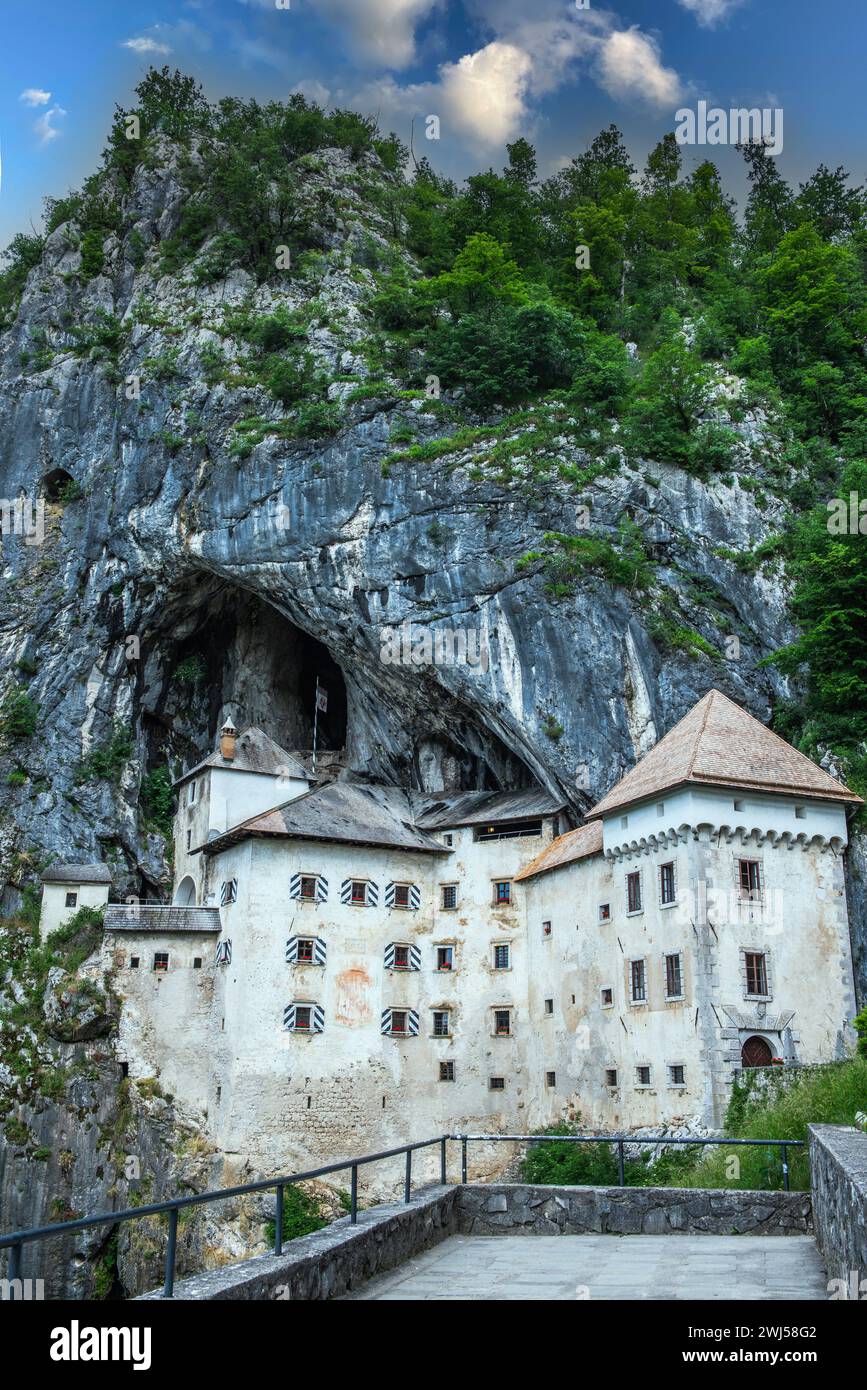 Predjama Castle or Predjamski Grad in Slovenia Stock Photo - Alamy