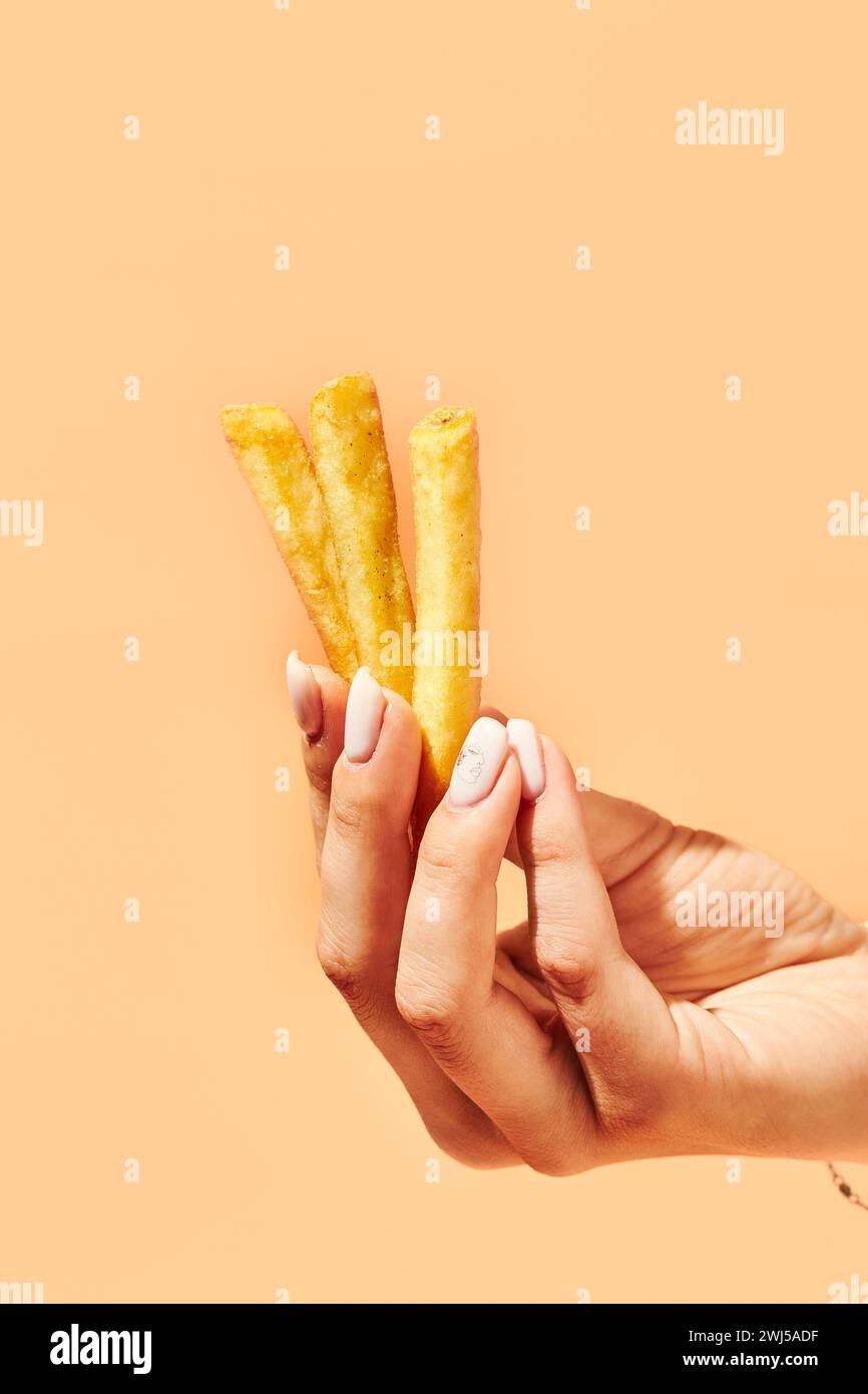 Female hand dinner on hi-res stock photography and images - Alamy