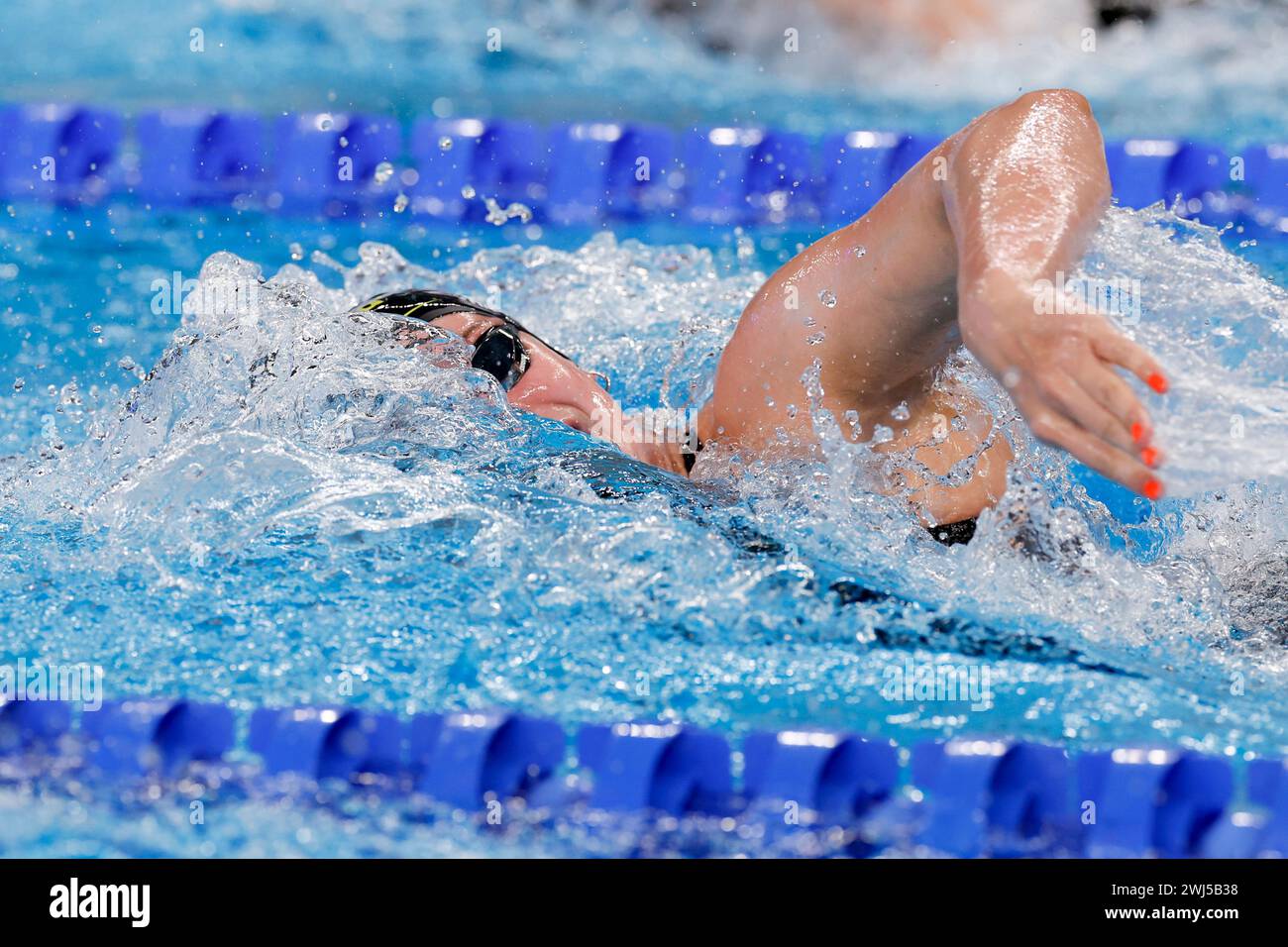 DOHA, QATAR - FEBRUARY 13: Janna van Kooten of the Netherlands ...