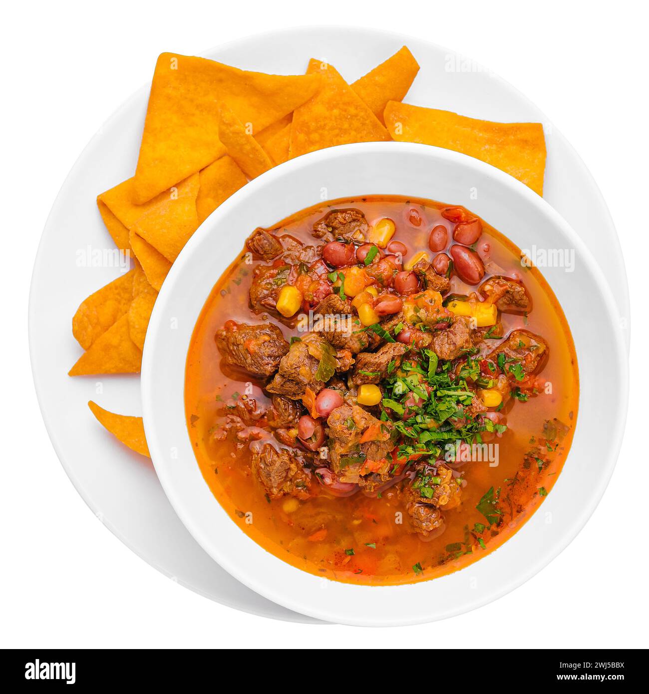 Mexican dish chili con carne in plate Stock Photo - Alamy