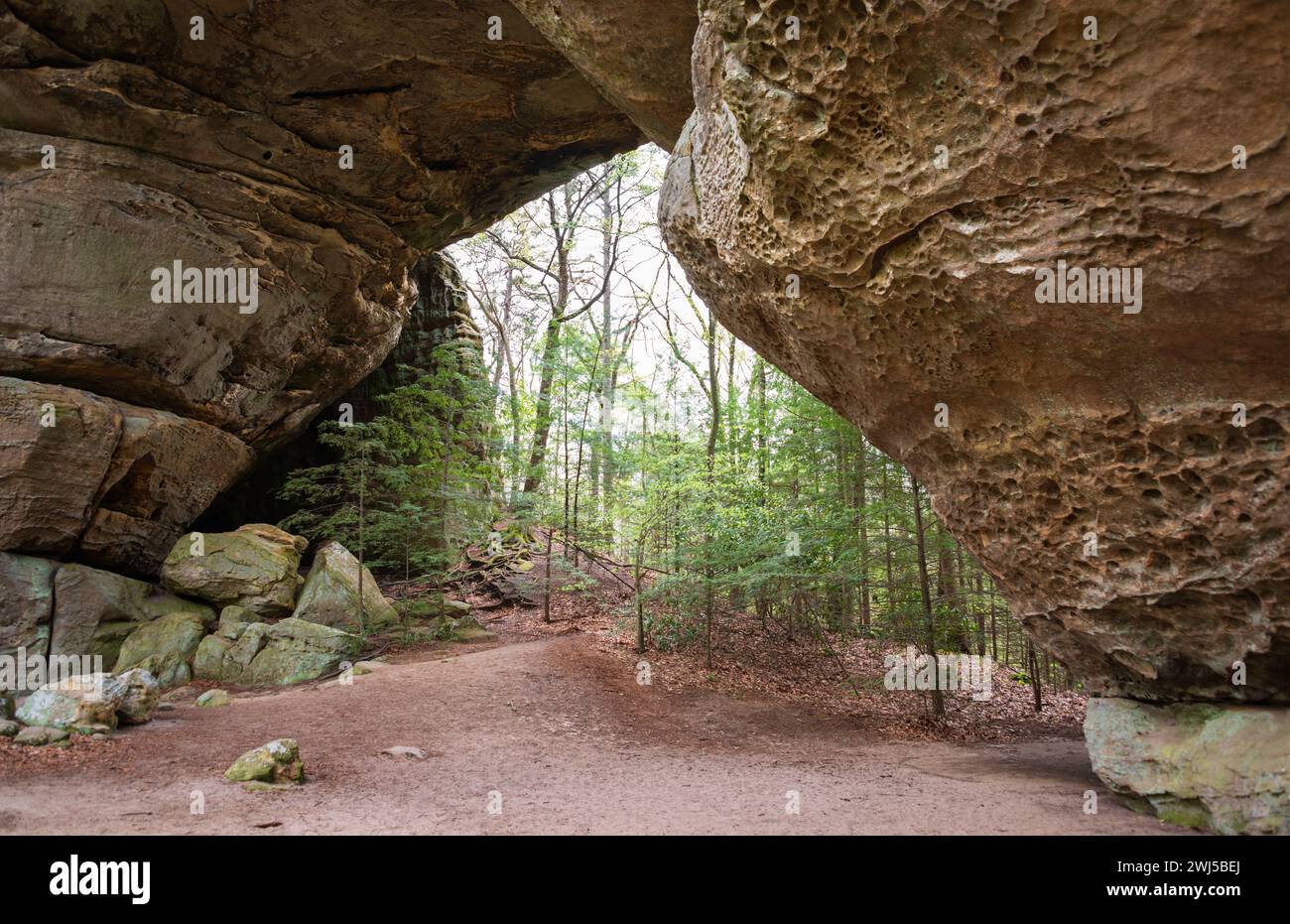 Twin Arches, Natural Rock Arch at Big South Fork National River and ...