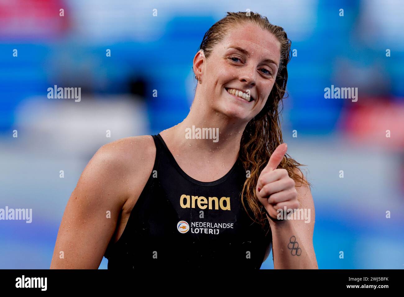 DOHA, QATAR - FEBRUARY 13: Marrit Steenbergen of the Netherlands ...