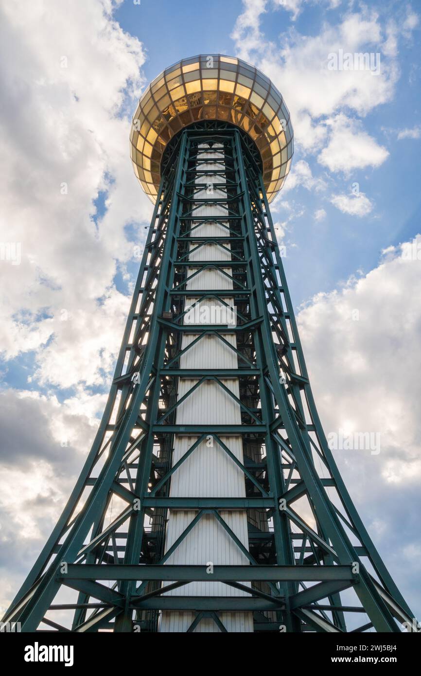 The Sunsphere in World's Fair Park in downtown Knoxville, Tennessee ...