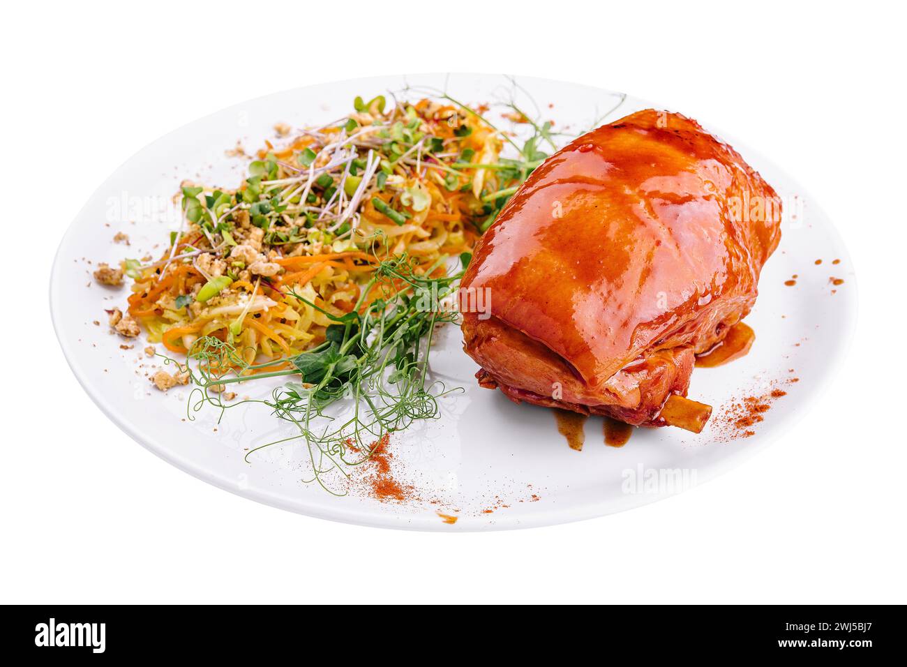 Lamb ribs cooked on Cut Out Stock Images & Pictures - Alamy