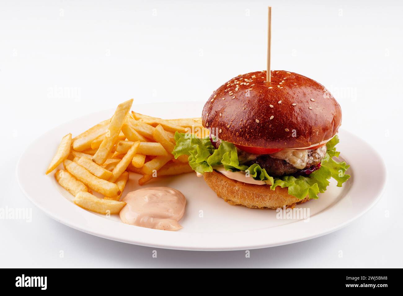 Bbq cheese burger hi-res stock photography and images - Alamy