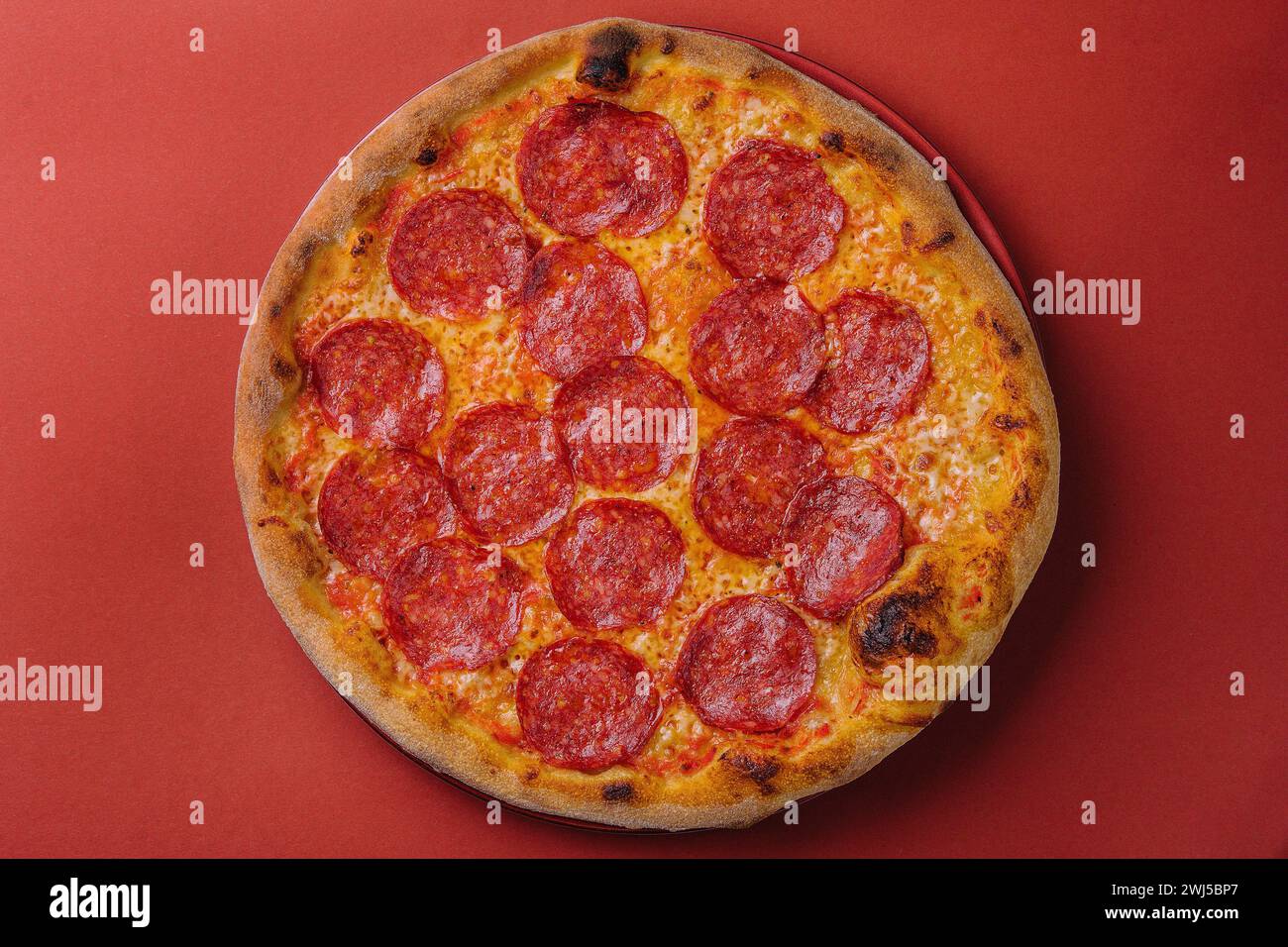 Tasty pepperoni pizza on hi-res stock photography and images - Alamy