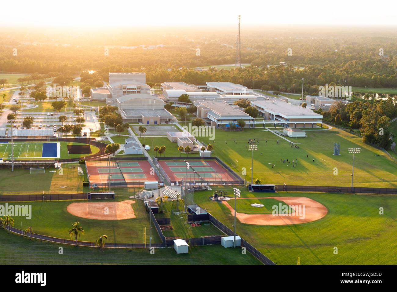 Aerial view open air ballpark hi-res stock photography and images - Alamy