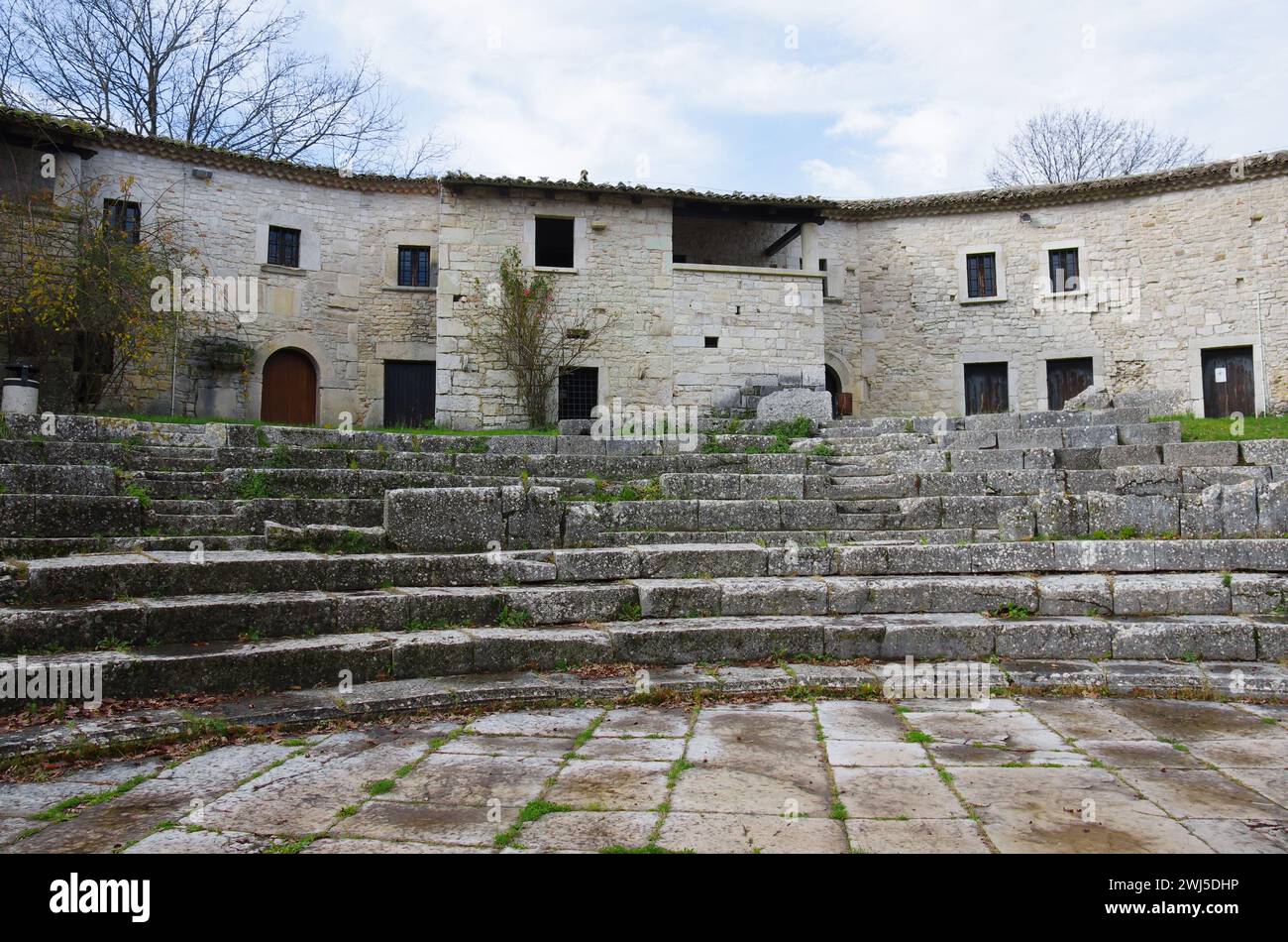 The amphitheater. Archaeological site of Altilia. Sepino - Molise ...
