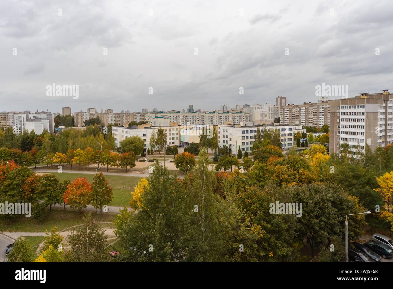 City view from an office window hi-res stock photography and images - Alamy