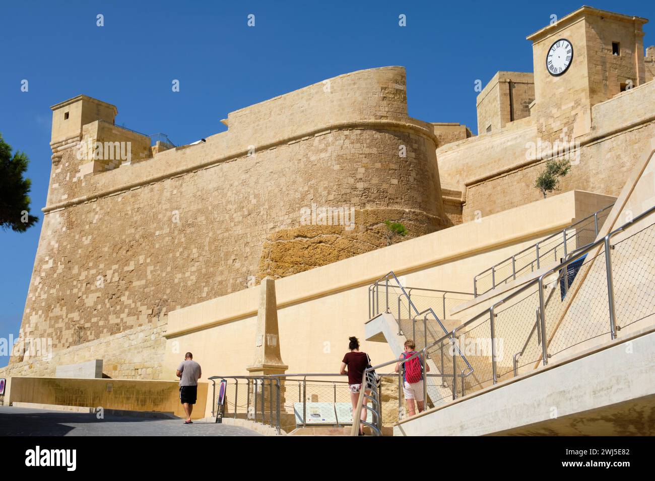St. Martin's Demi-Bastion at the West end of the city - Victoria, Malta ...
