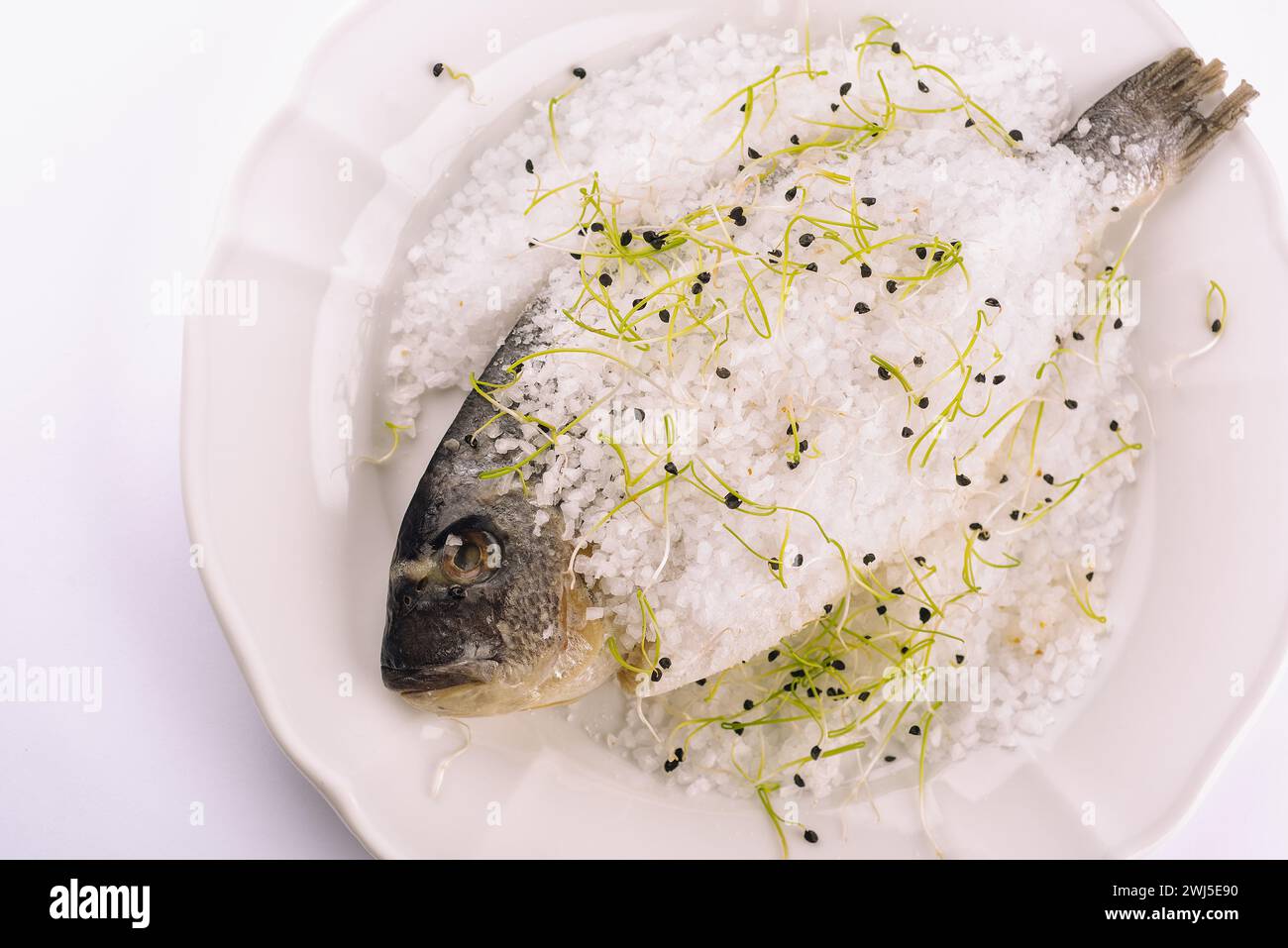 Salt fish on plate hi-res stock photography and images - Alamy