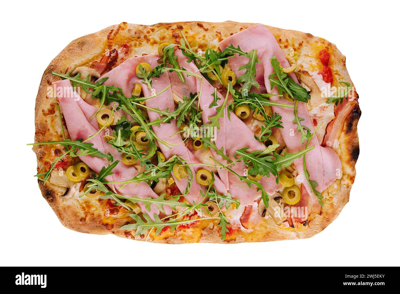 Traditional fresh italian pizza Cut Out Stock Images & Pictures - Alamy