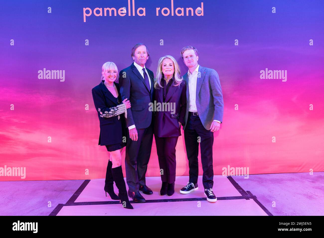 Sydney DeVos, dan DeVos, Pamella Roland and Cole DeVos pose before ...